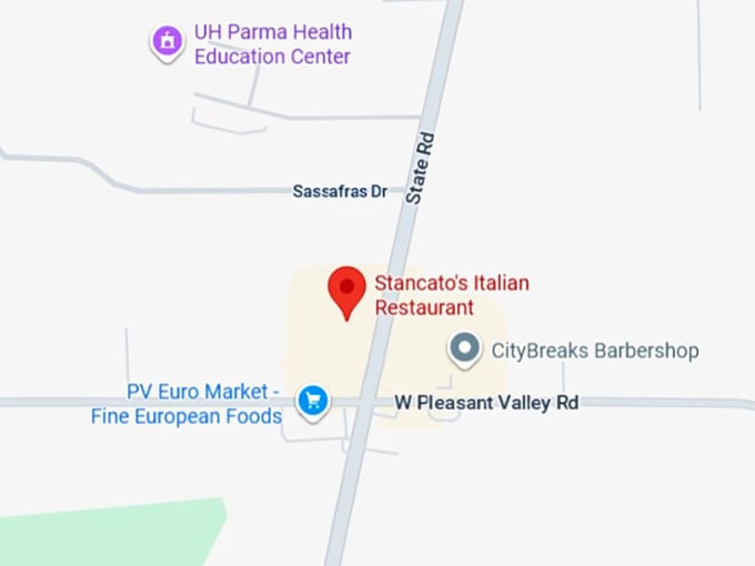 16. stancato’s italian restaurant map