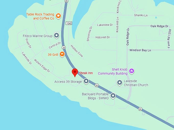 16. steak inn map