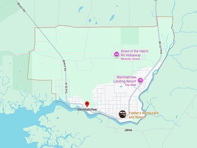 16. steinhatchee map