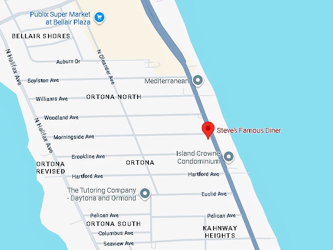 16. steve’s famous diner (2011 n atlantic ave) map