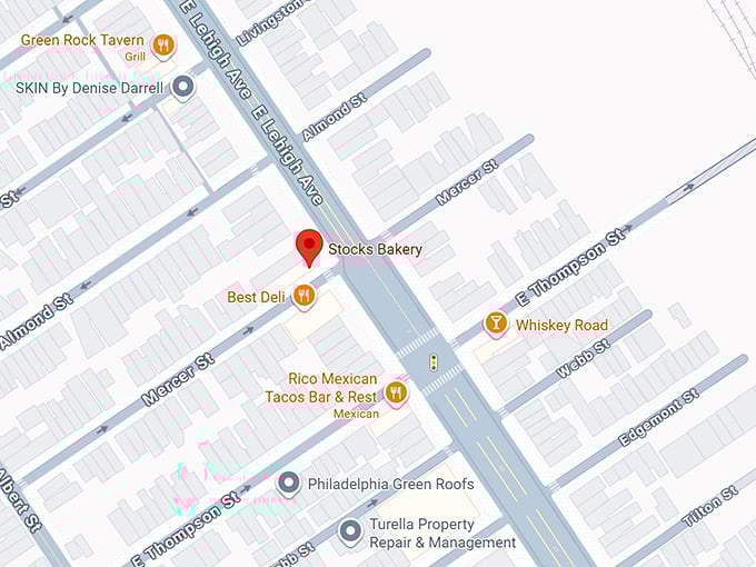 16. stock’s bakery map