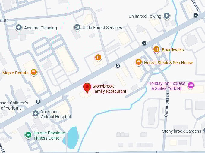 16. stonybrook family restaurant map