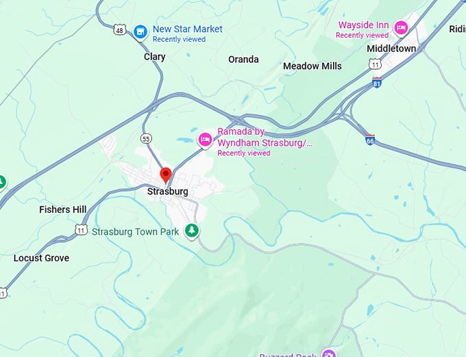 16. strasburg map