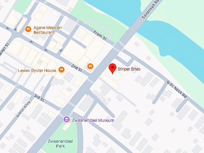 16. striper bites map