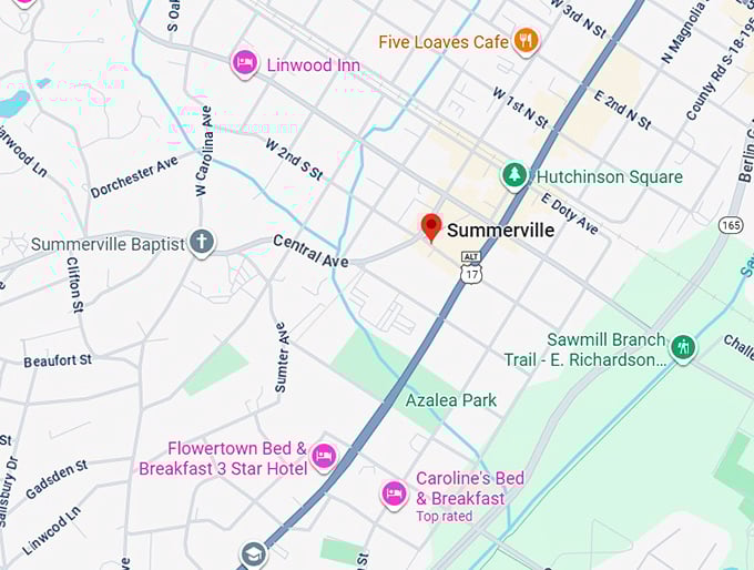 16. summerville map