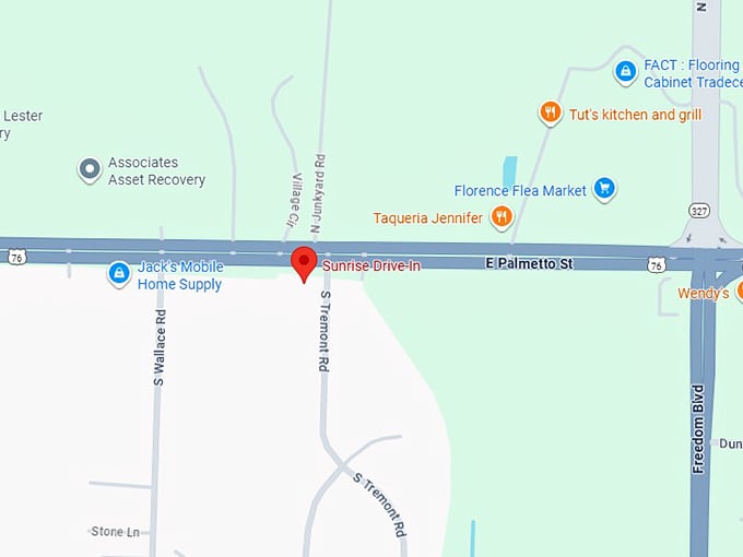 16. sunrise drive in map