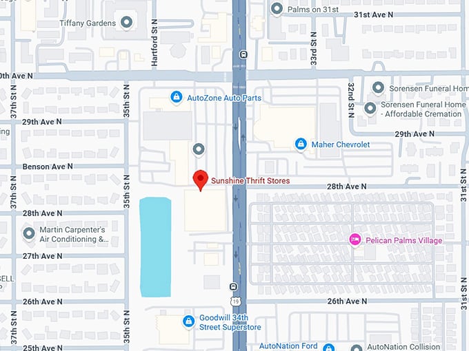 16. sunshine thrift stores map