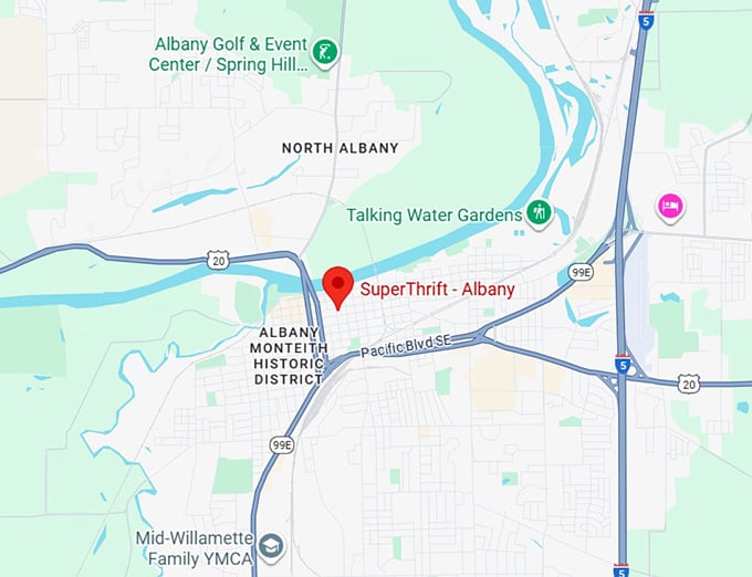 16. superthrift albany map