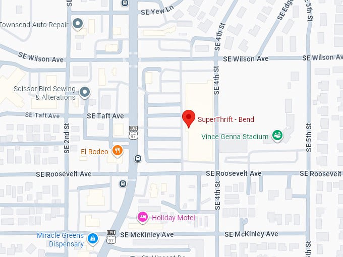16. superthrift bend map
