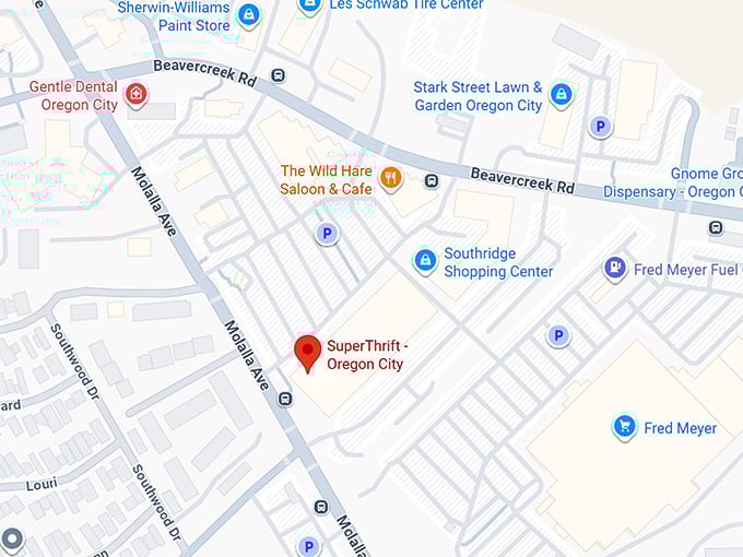 16. superthrift oregon city map
