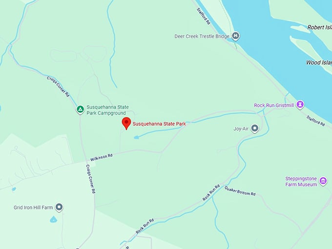 16. susquehanna state park map