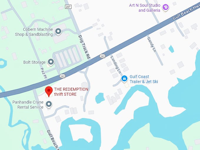 16. the redemption thrift store map
