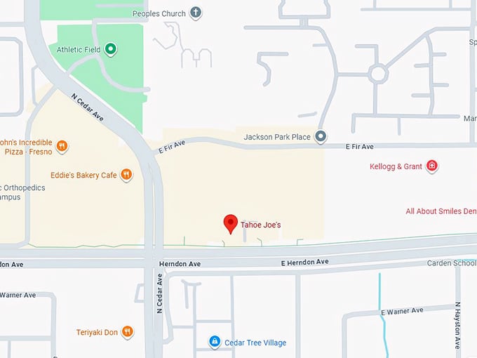 16. tahoe joe's map