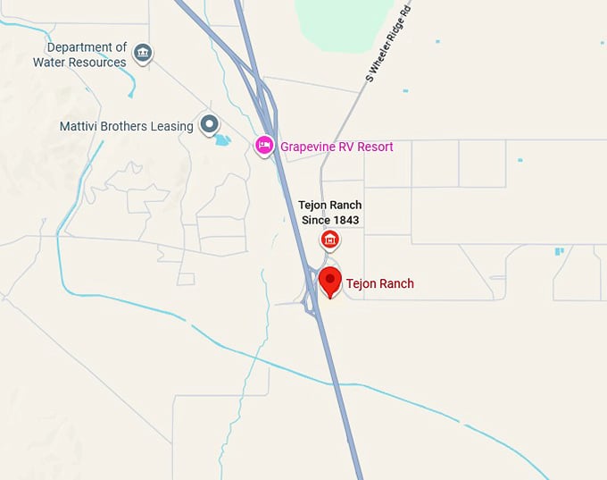 16. tejon ranch map