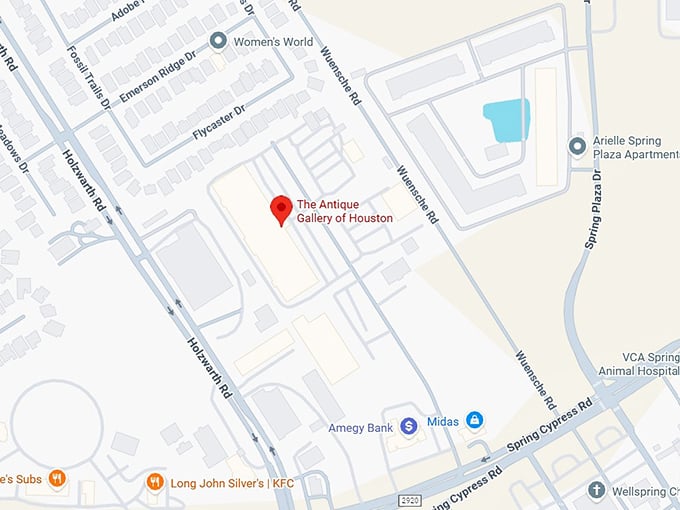 16. the antique gallery of houston map