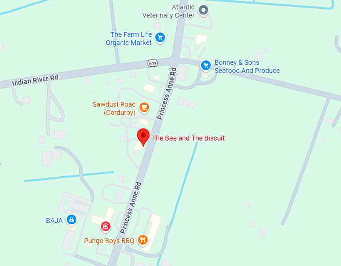 16. the bee and the biscuit map