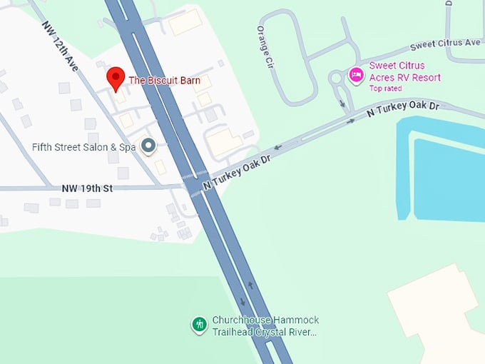 16. the biscuit barn map
