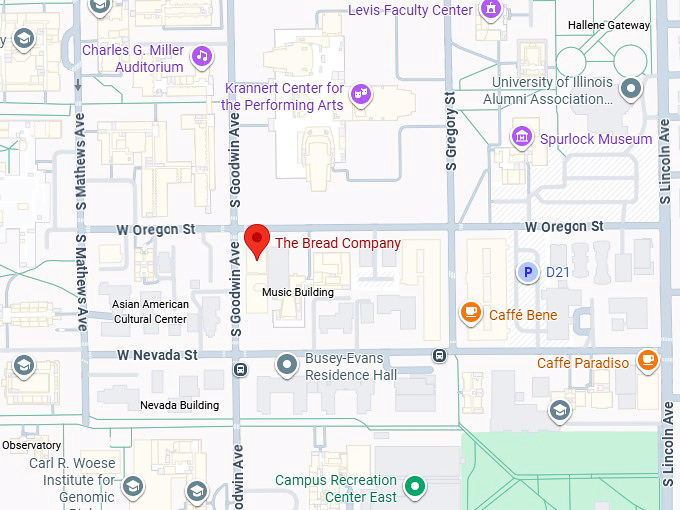 16. the bread company map