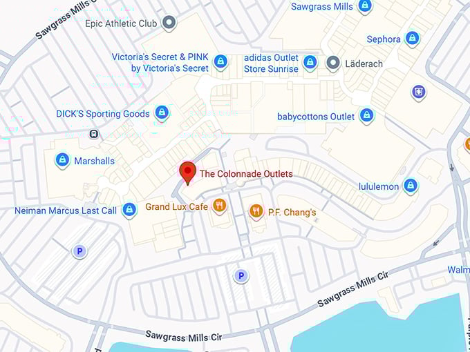 16. the colonnade outlets map
