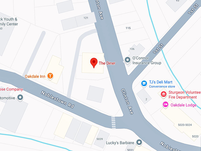 16. the diner map