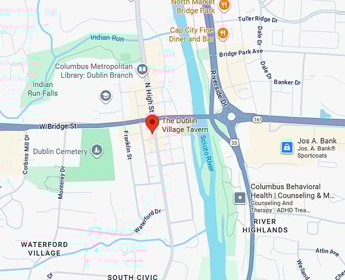 16. the dublin village tavern map