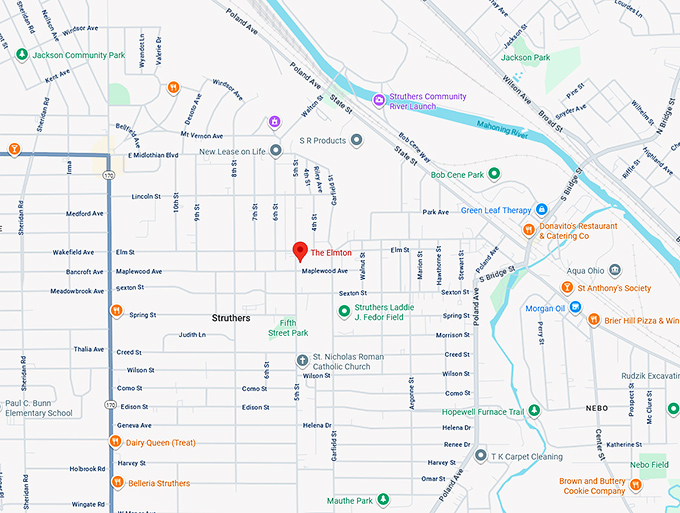 16. the elmton map