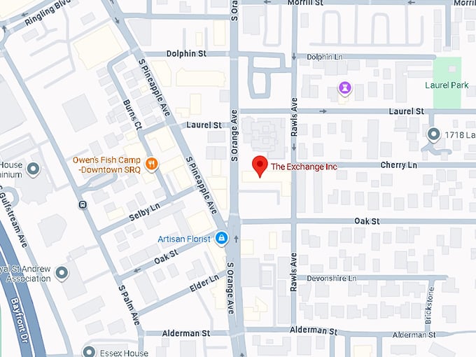 16. the exchange inc map