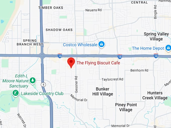 16. the flying biscuit cafe map