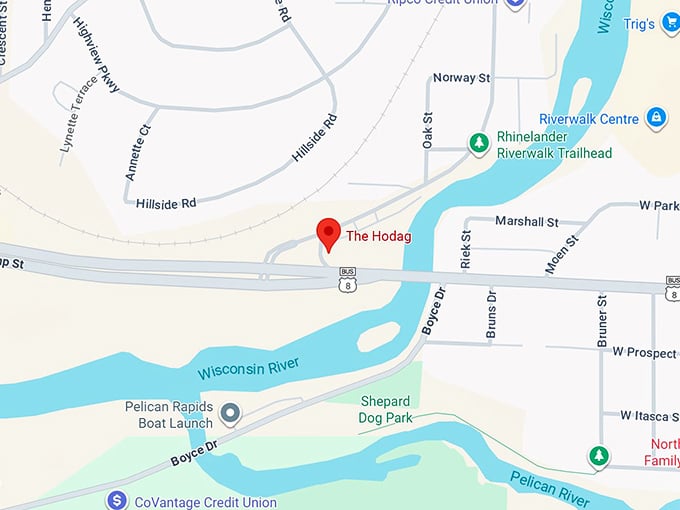 16. the hodag map