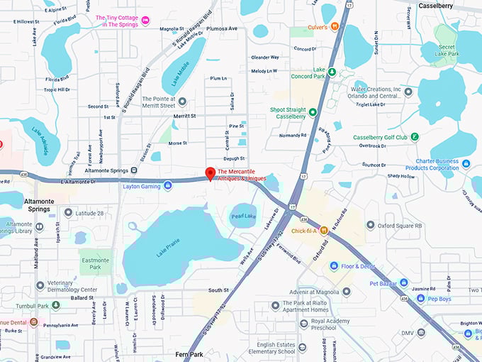 16. the mercantile antiques & uniques (altamonte springs) map