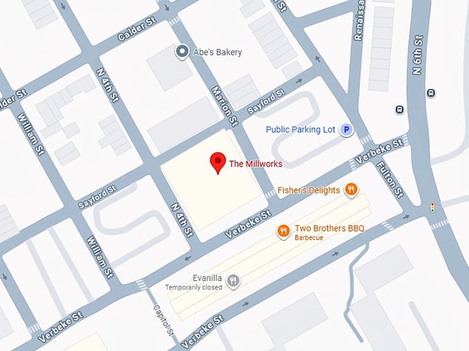 16. the millworks map