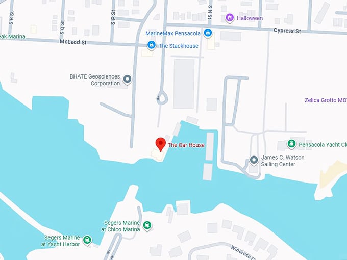 16. the oar house map