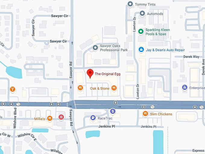 16. the original egg map