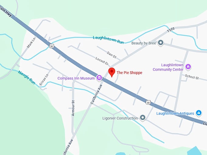 16. the pie shoppe map