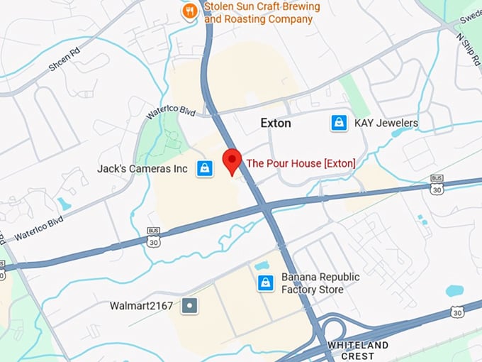 16. the pour house map