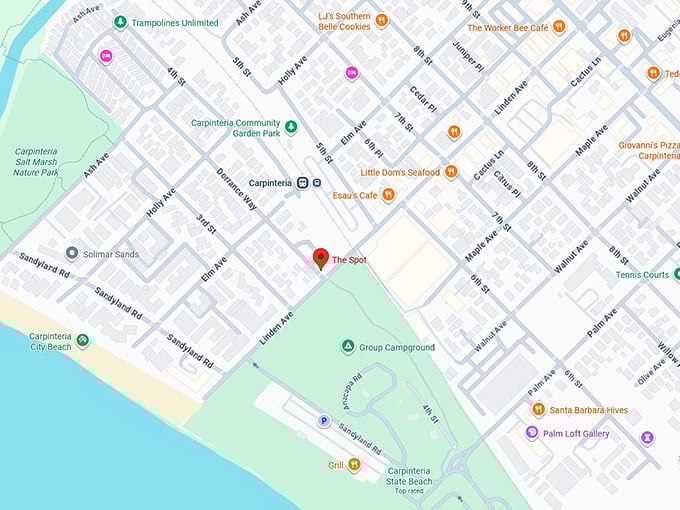 16. the spot map