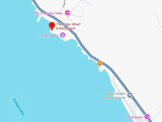 16. the tides wharf & restaurant map