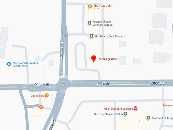 16. the village diner map