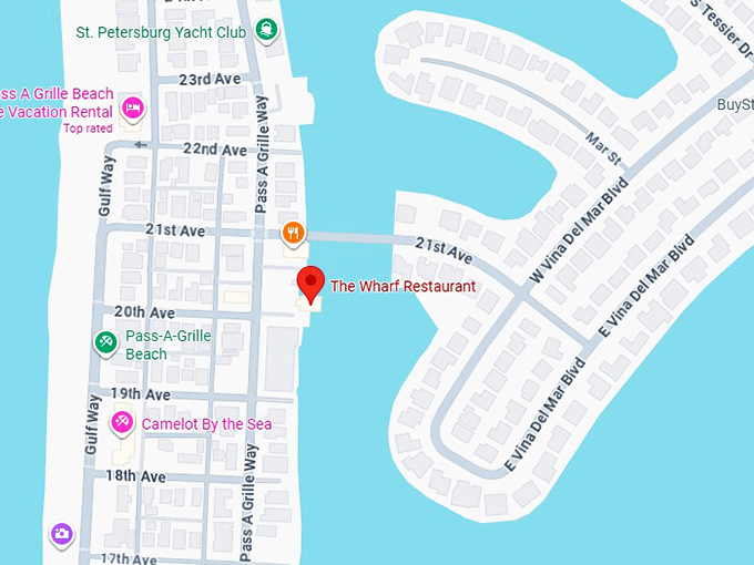 16. the wharf restaurant map