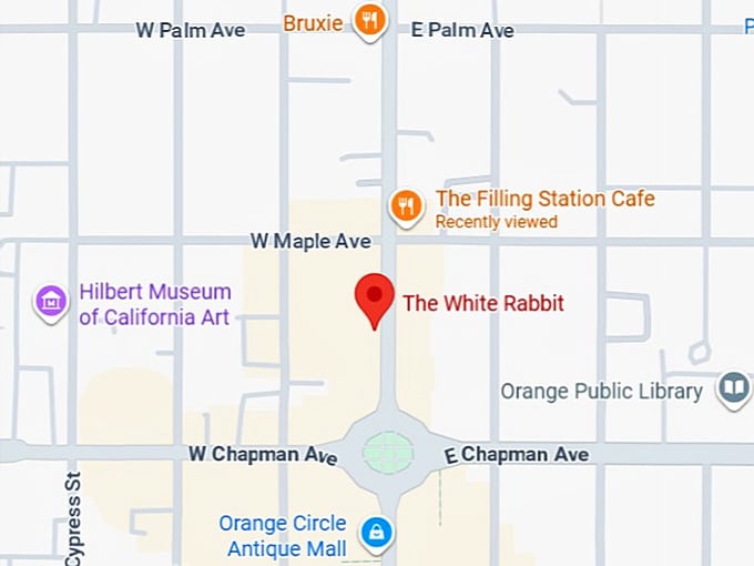 16. the white rabbit map