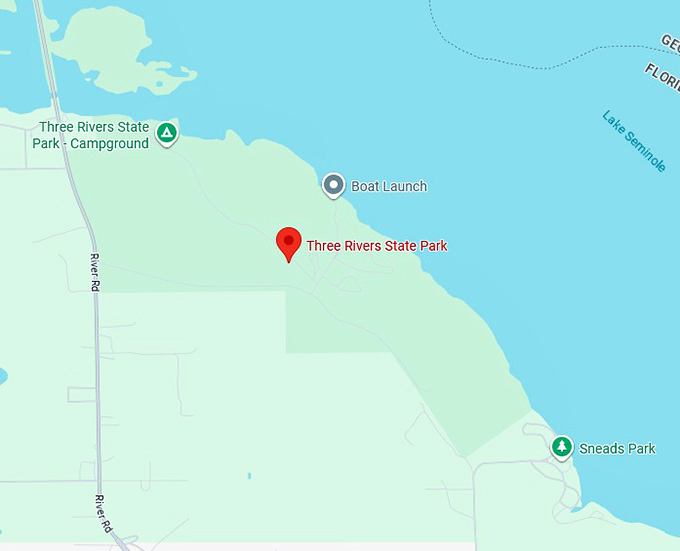 16. three rivers state park map