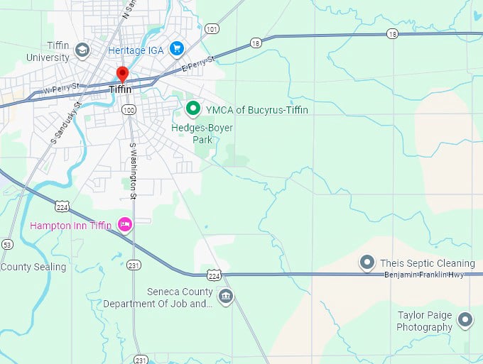 16. tiffin map