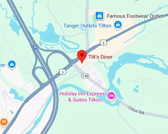 16. tilt'n diner map