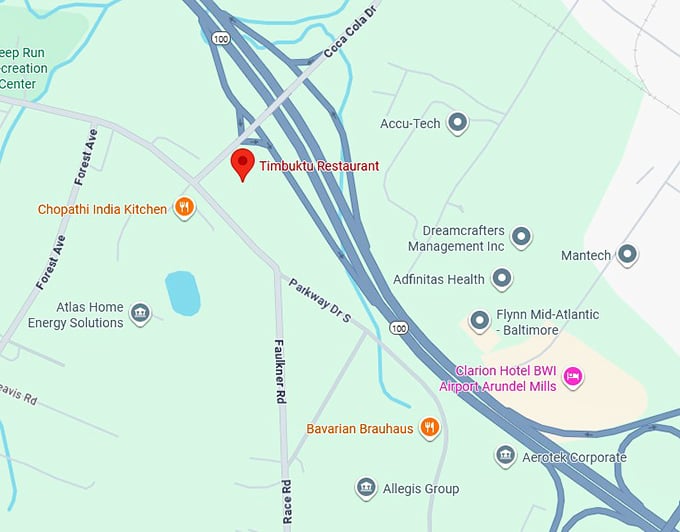16. timbuktu restaurant map