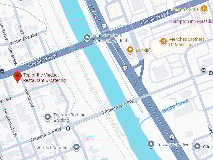 16. top of the viaduct restaurant & catering map