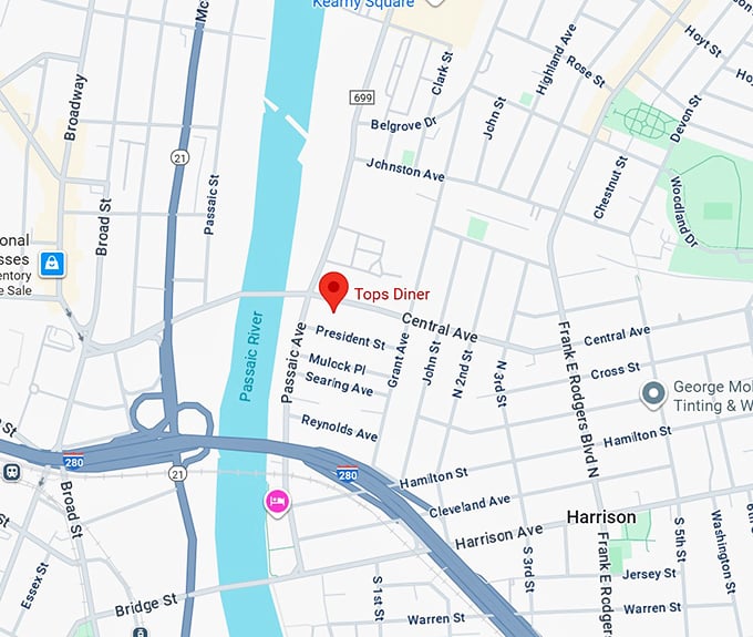 16. tops diner map