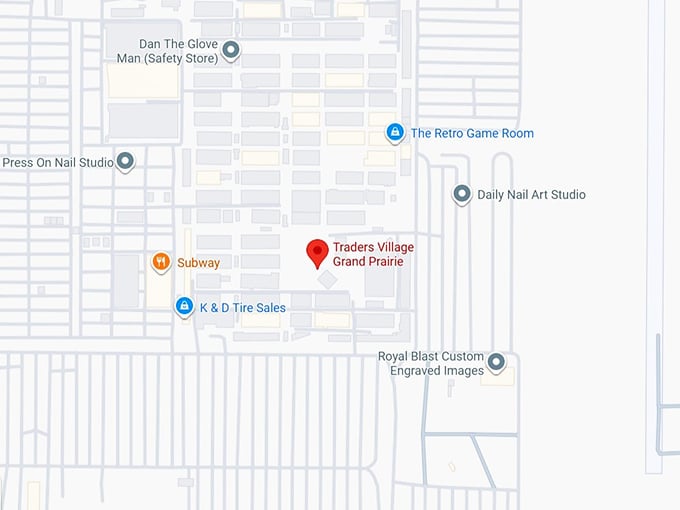 16. traders village grand prairie map