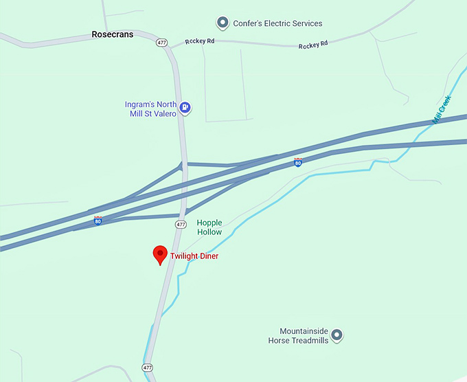 16. twilight diner map