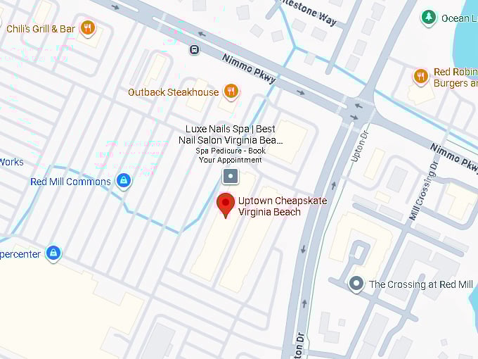16. uptown cheapskate virginia beach map