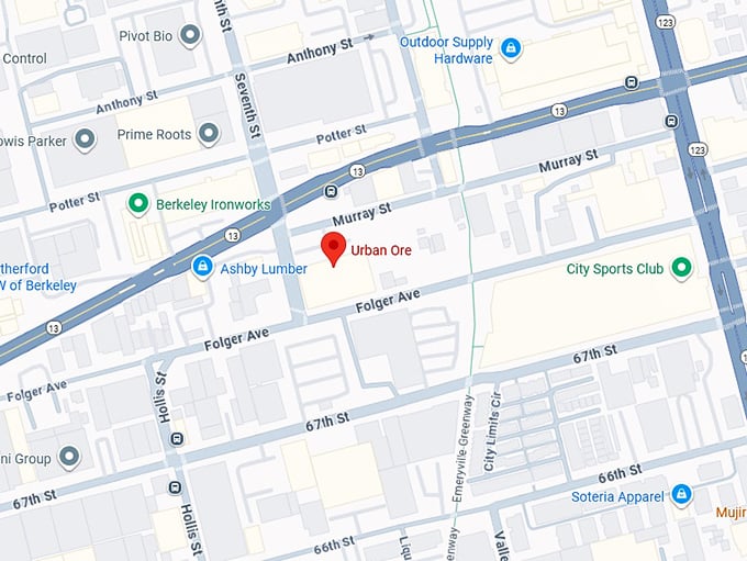 16. urban ore map